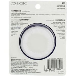 COVERGIRL Smoothers Pressed Powder, Translucent Fair .32 oz (9.3 g) (Packaging may vary)