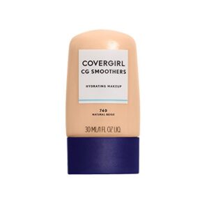 covergirl smoothers hydrating makeup foundation, natural beige (packaging may vary), 1 fl oz (pack of 1)