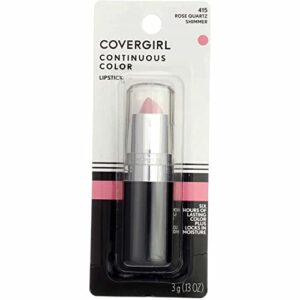 covergirl continuous color lipstick rose quartz 415, .13 oz (packaging may vary)