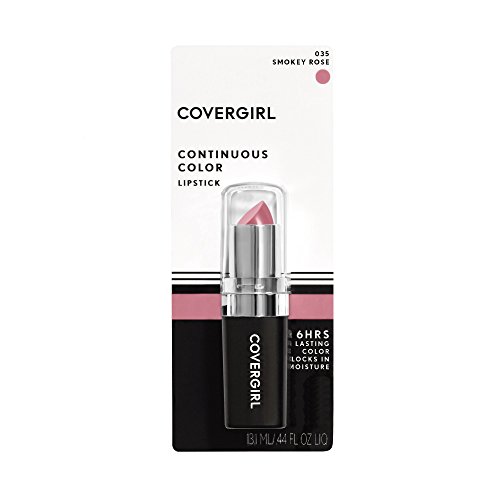 COVERGIRL Continuous Color Lipstick Smokey Rose 035, .13 oz (packaging may vary)