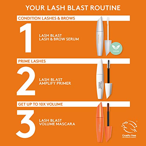 COVERGIRL Lash Blast Volume Waterproof Mascara, Very Black, Boosting, 0.44 Fl Oz, Mascara, Black Mascara, Mascara for Volume, Volume Mascara, Waterproof Mascara, Full Lashes, Hypoallergenic Mascara