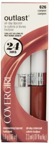 CoverGirl Outlast All Day Two Step Lipcolor, Canyon 626, 0.13 Ounce