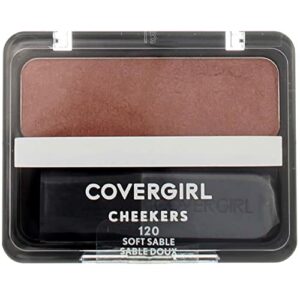 covergirl cheekers blush, soft sable 120