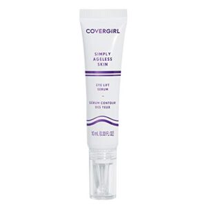 covergirl simply ageless skin eye lift serum, reduces wrinkles, 1 pack, 0.92 oz ,serum, face serum, skin tightening serum, anti-wrinkle serum, tighter skin, instantly youthful, works well with makeup