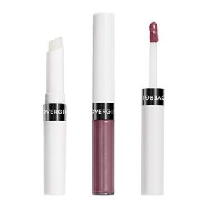 covergirl outlast all-day lip color with moisturizing topcoat, new neutrals shade collection, silvered grape, pack of 1