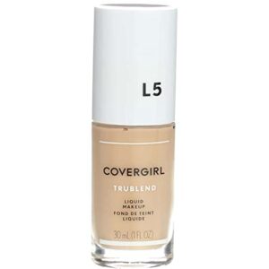 covergirl trublend creamy natural l5 liquid makeup — 2 per case.