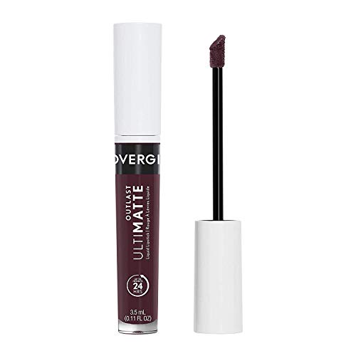 COVERGIRL COVERGIRL Outlast Ultimatte One Step Liquid Lip Color, Cabernet With Bae, Cabernet with Bae, 0.12 Fl Ounce