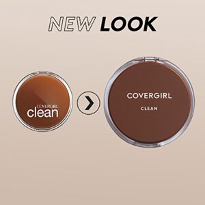 COVERGIRL Clean Pressed Powder, Classic Tan, 0.39 Ounce