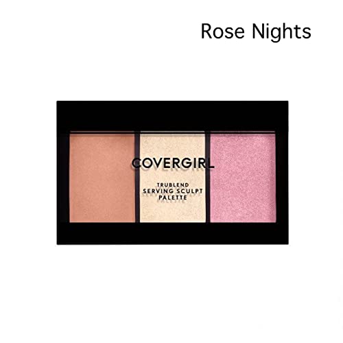 COVERGIRL TruBlend Serving Sculpt Contour Palette, Rose Nights 510, 0.22 Ounce