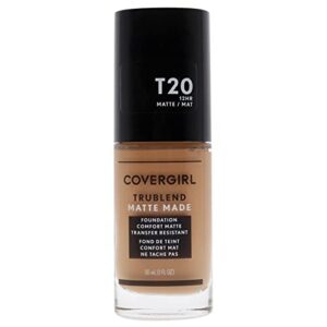 covergirl trublend matte made liquid foundation, soft honey, 1 fl oz (pack of 1)