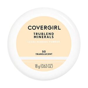 covergirl trublend loose mineral powder, translucent