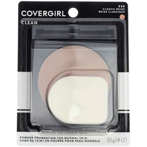 covergirl simply powder foundation, classic beige [530] 0.41 ounce