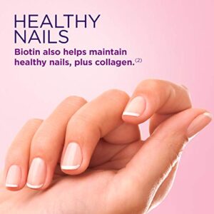 Nature's Bounty Hair, Skin & Nails Rapid Release Softgels, Argan-Infused Vitamin Supplement with Biotin and Hyaluronic Acid, Supports Hair, Skin, and Nail Health for Women, 150 Count