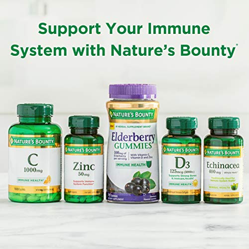 Nature's Bounty Vitamin C, Immune Support, 500mg, Capsules, 100 Ct