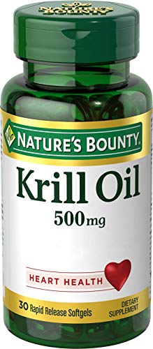 Nature's Bounty Krill-500 mg Oil, 30 Softgels