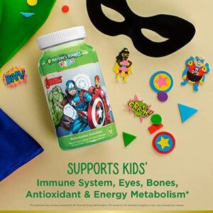 Nature's Bounty Marvel® Avengers Kids Gummy Multivitamin, Natural Grape, Orange & Cherry Flavored, Supports Immune Health & More, 60 Gummies