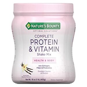 Nature's Bounty Optimal Solutions Protein Powder with Vitamin C