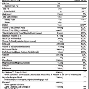 Nature's Bounty Optimal Solutions Protein Powder with Vitamin C