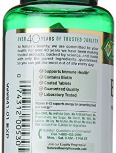 Nature's Bounty Vitamin B-Complex, Time Released Supplement with Folic Acid Plus Vitamin C, Supports Energy Metabolism and Nervous System Health, 125 Count