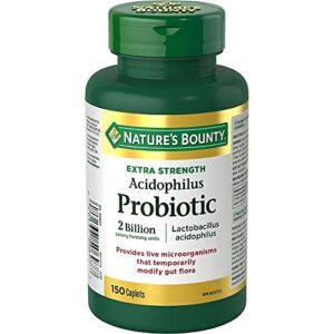 nature’s bounty acidophilus probiotic 2 billion, 150 caplets