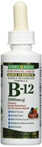 nature’s bounty b-12 5000 mcg sublingual liquid energy health, 2 fl oz (pack of 3)