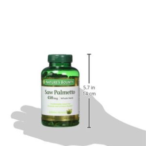 Nature's Bounty Saw Palmetto 450 mg Capsules 250 ea