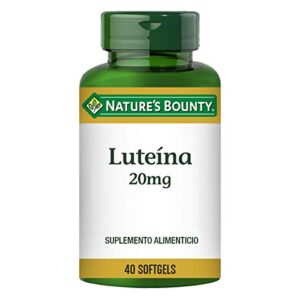 Nature's Bounty Lutein, 20 mg, 40 Count