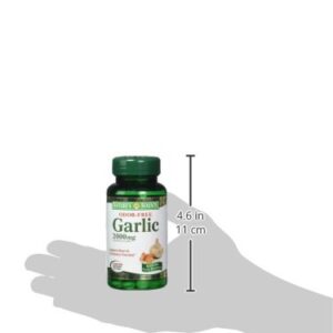 Nature's Bounty Odor Free Garlic 2000 mg, 120 Count