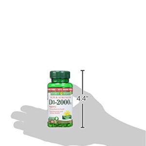 Nature's Bounty, D 2000 Iu Softgels, 150 Count