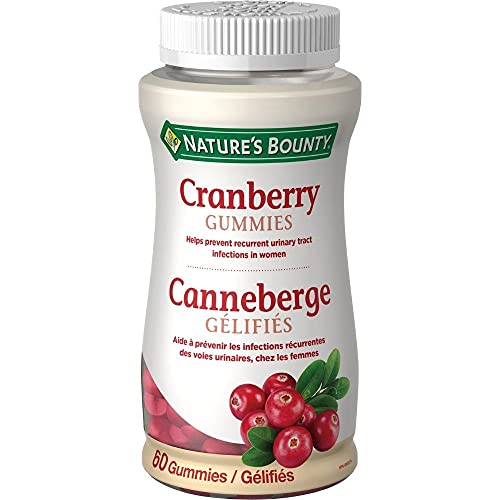 Nature's Bounty Cranberry Gummies, 60's