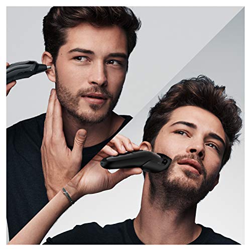 Braun Hair Clippers for Men MGK3220, 6-in-1 Beard Trimmer, Ear and Nose Trimmer, Mens Grooming Kit, Cordless & Rechargeable