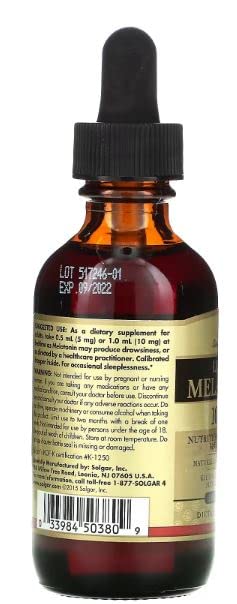 Solgar Liquid Melatonin 2 oz