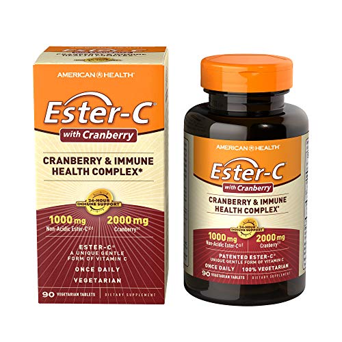 American Health Ester-C Cranberry, Cranberry & Immune Health Complex, 90 Tablets