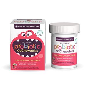 american health probiotic kid chewables, 30 count