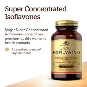 Solgar – Non-GMO Super Concentrated Isoflavones, 120 Tablets