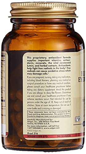 Solgar, Bilberry Ginkgo Eyebright, 60 Count