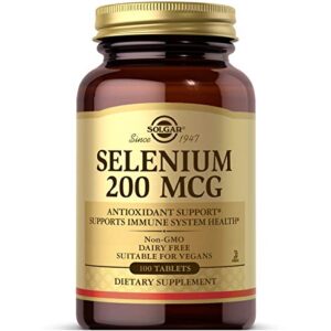 Solgar - Selenium 200 mcg Tablets 100 Count