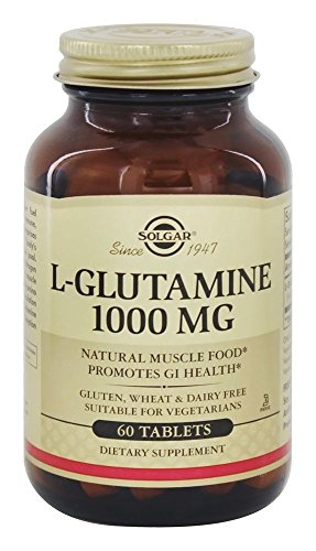 L-Glutamine, 1000 mg, 60 Tabs by Solgar (Pack of 3)