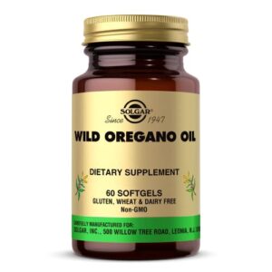 solgar, wild oregano oil, 60 softgels