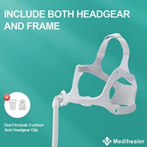 2PCS CPAP Headgear and Frame for W.I.S.P - Include Headgear Replacement and Fabric Frame, Snugly Fit &Effectively Reducing Air Leaks, No Clips, Great Value Supplies by Medihealer