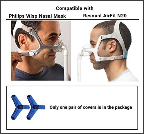 CPAP Covers, Compatible with Resmed AirFit N20 or Respironics Wisp Nasal CPAP Mask.