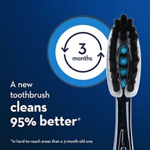 Oral-B Pro-Flex Charcoal Manual Toothbrush, Soft, Travel Essentials, 4 Count