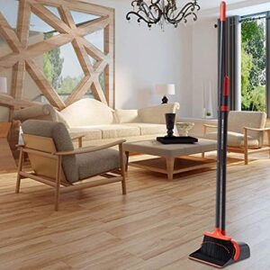 Broom and Dustpan Set for Home, Dustpan and Broom Set, Broom and Dustpan Combo for Office Home Kitchen Lobby Floor Use Dustpan Broom Set