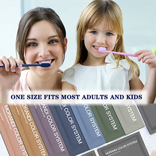 Alaisee Disposable Toothbrushes with Toothpaste, Travel Toothbrush Kit for Adults, in 7 Colours and Individually Packaged (25 Packs)