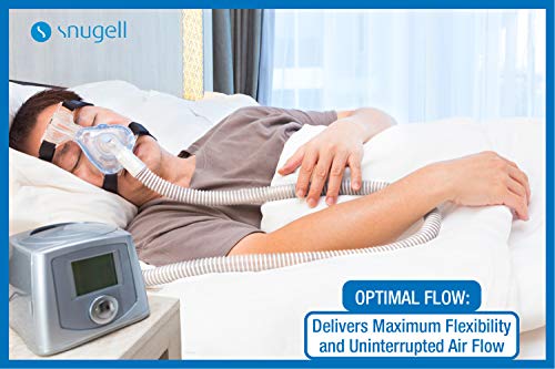 Slim CPAP Tubing by Snugell™ | 6-Foot Universal Premium Slim CPAP Tube | Compatible with all major CPAP Machines