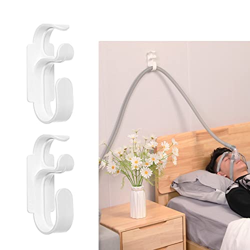 Fanwer CPAP Hose Hanger - CPAP Hose Hook with Mask Holder - Tubing Holder for Prevent Hoses Tangled, Tube Leakage Portable CPAP Hose Hanger, Easy Use & Travel