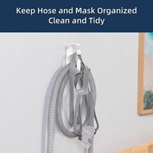 Fanwer CPAP Hose Hanger - CPAP Hose Hook with Mask Holder - Tubing Holder for Prevent Hoses Tangled, Tube Leakage Portable CPAP Hose Hanger, Easy Use & Travel