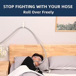 Fanwer CPAP Hose Hanger - CPAP Hose Hook with Mask Holder - Tubing Holder for Prevent Hoses Tangled, Tube Leakage Portable CPAP Hose Hanger, Easy Use & Travel