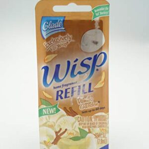 Glade Wisp Flameless Candle Refill, Vanilla Garden