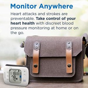 OMRON Gold Blood Pressure Monitor, Portable Wireless Wrist Monitor, Digital Bluetooth Blood Pressure Machine, Stores Up To 200 Readings for Two Users (100 readings each)